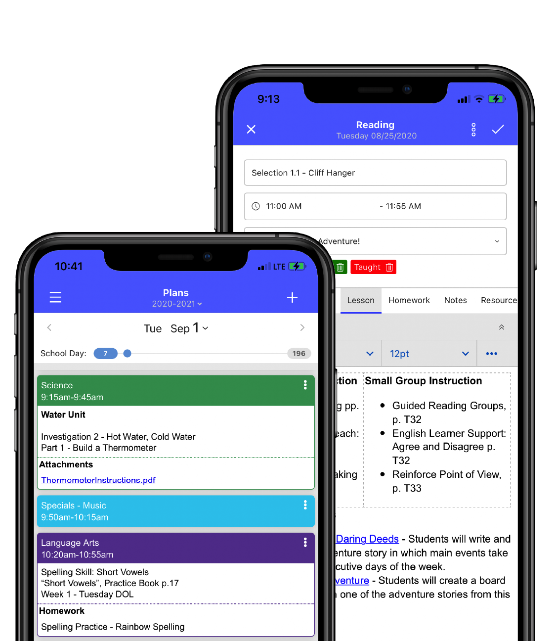 Planbook - The Leader in Lesson Planning