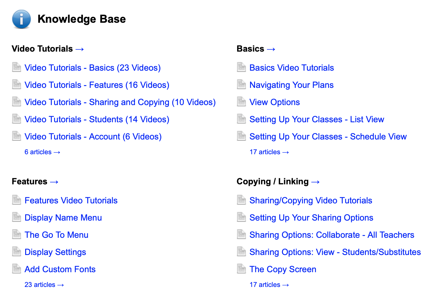 Planbook - The Leader in Lesson Planning